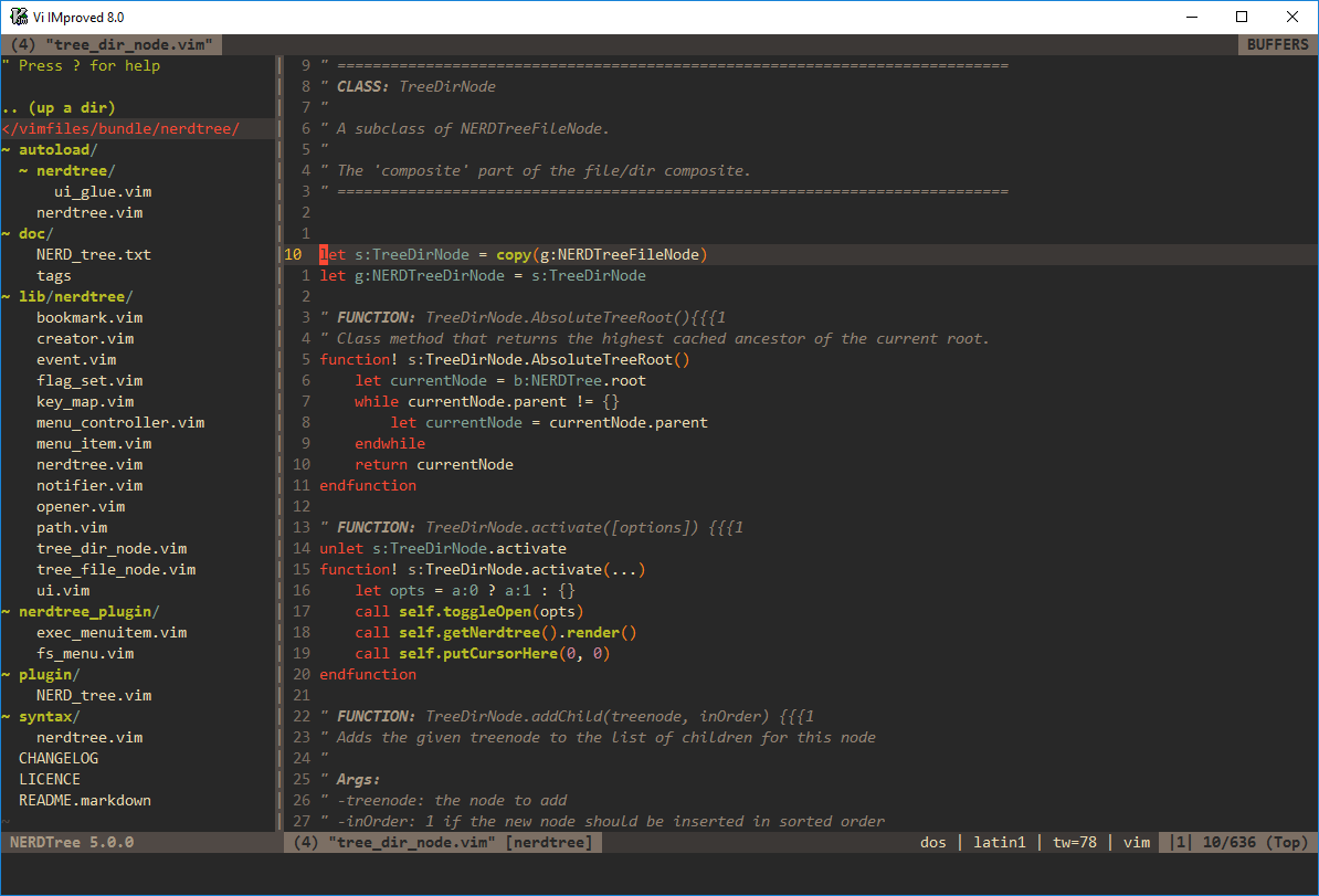 NERDTree En Vim El Explorador De Archivos De Vim